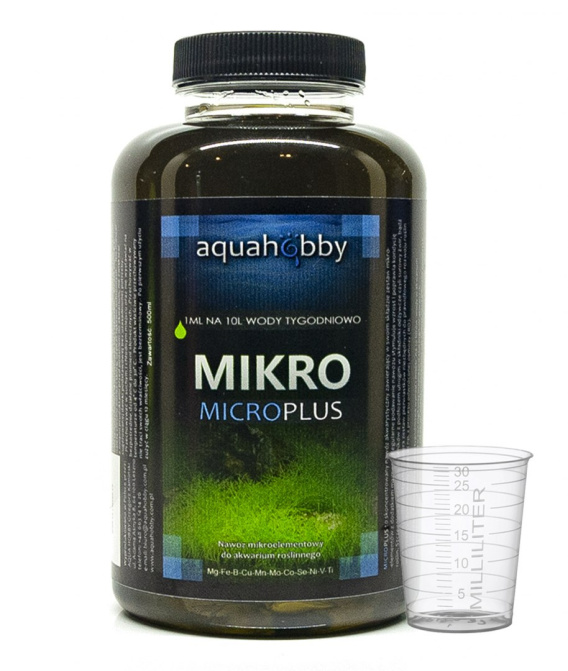 AQUA HOBBY MICRO PLUS 500ml nawóz mikro elementowy Sklep Akwarystyczny.EU